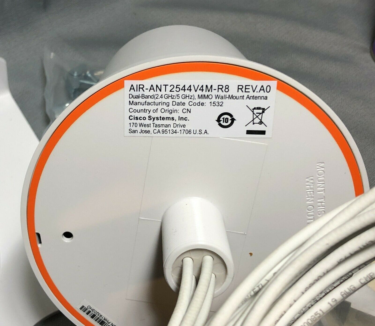 Cisco Aironet AIR-ANT2544V4M-R Omnidirectional Wi-Fi Antenna | 88 TECH